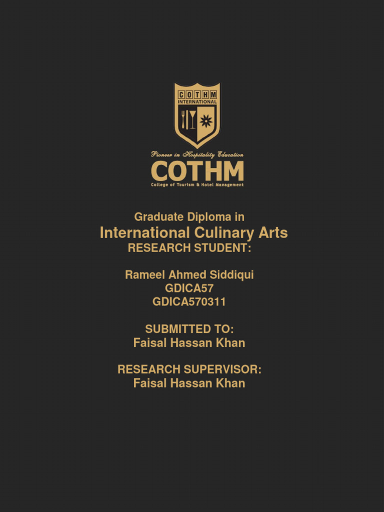 COTHM Russian Cuisine Final | PDF | African Cuisine | Cuisine