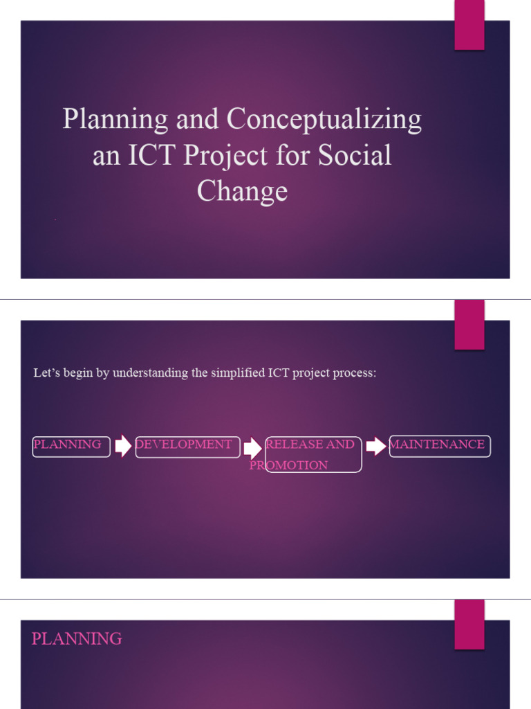 Planning and Conceptualizing An ICT Project For Social-1 | PDF | Information And Communications ...