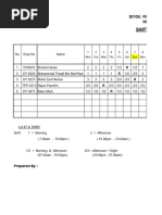 Turning Schedule | PDF