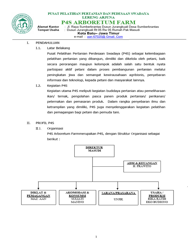 PROFIL P4S Arboretum Farm | PDF