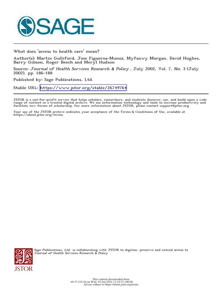 Article What Does Ahc Mean | PDF | Health Care | Emergency Department