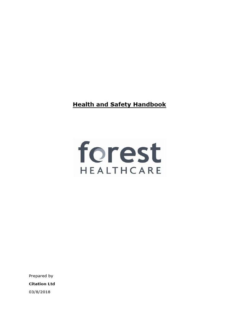 Health and Safety Handbook | PDF | Occupational Safety And Health ...