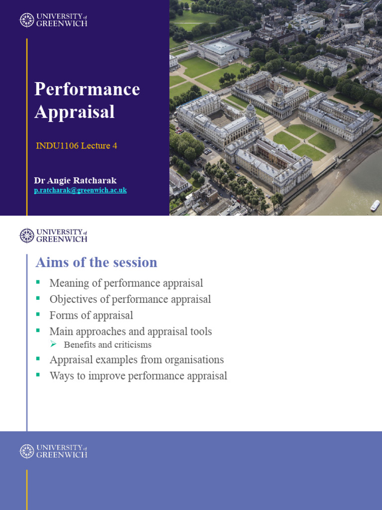 Lecture 4 - Performance appraisal | PDF | Performance Appraisal | Behavior