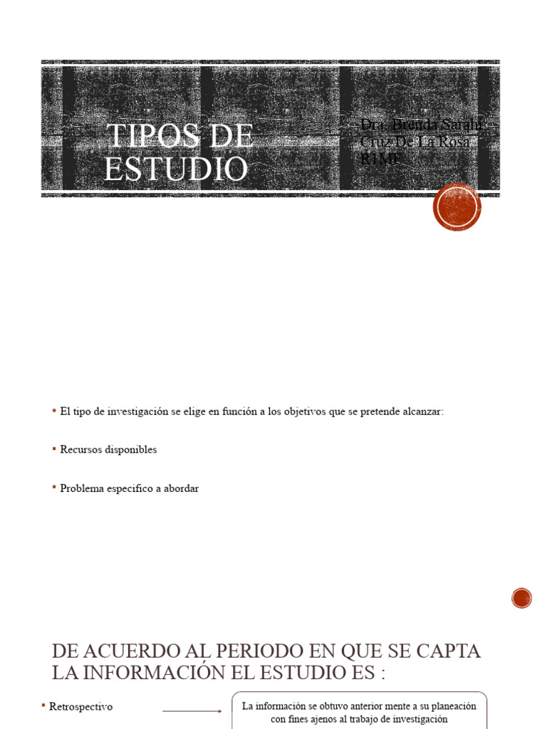 Tipos de Estudio 2 | PDF | Experimentar | Science