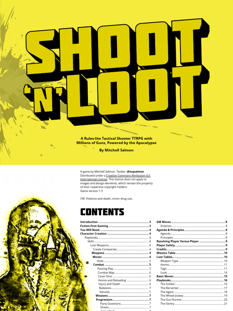 Shoot N Loot - v1.3 | PDF | Ammunition | Role Playing Games