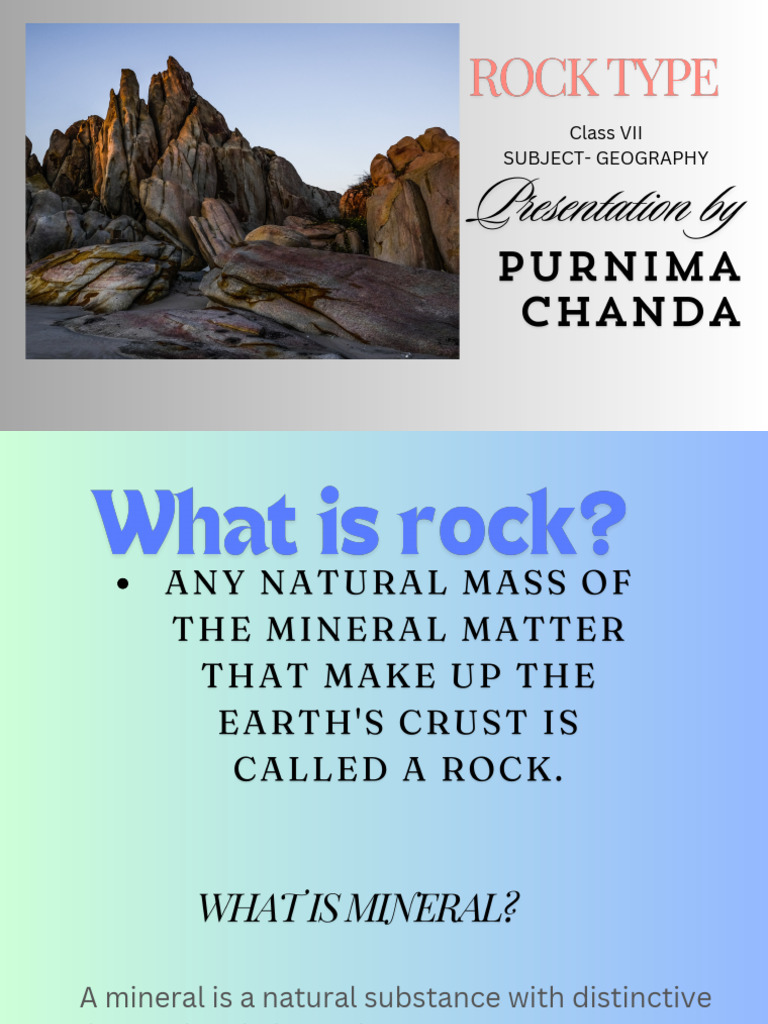 Rock Classification 2 Pdf Science And Mathematics