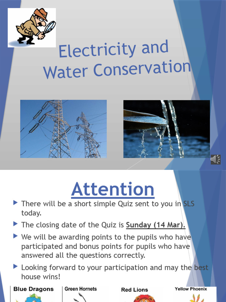 Electricity and Water Conservation Part 2 | PDF