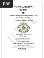 PTCUL Substation Training Report | PDF | Transformer | Magnetism