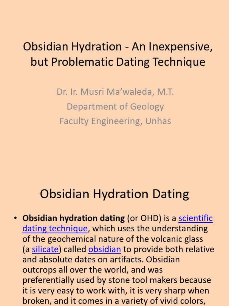 1-Geochronology-Obsidian Hydration - An Inexpensive, But Problematic ...