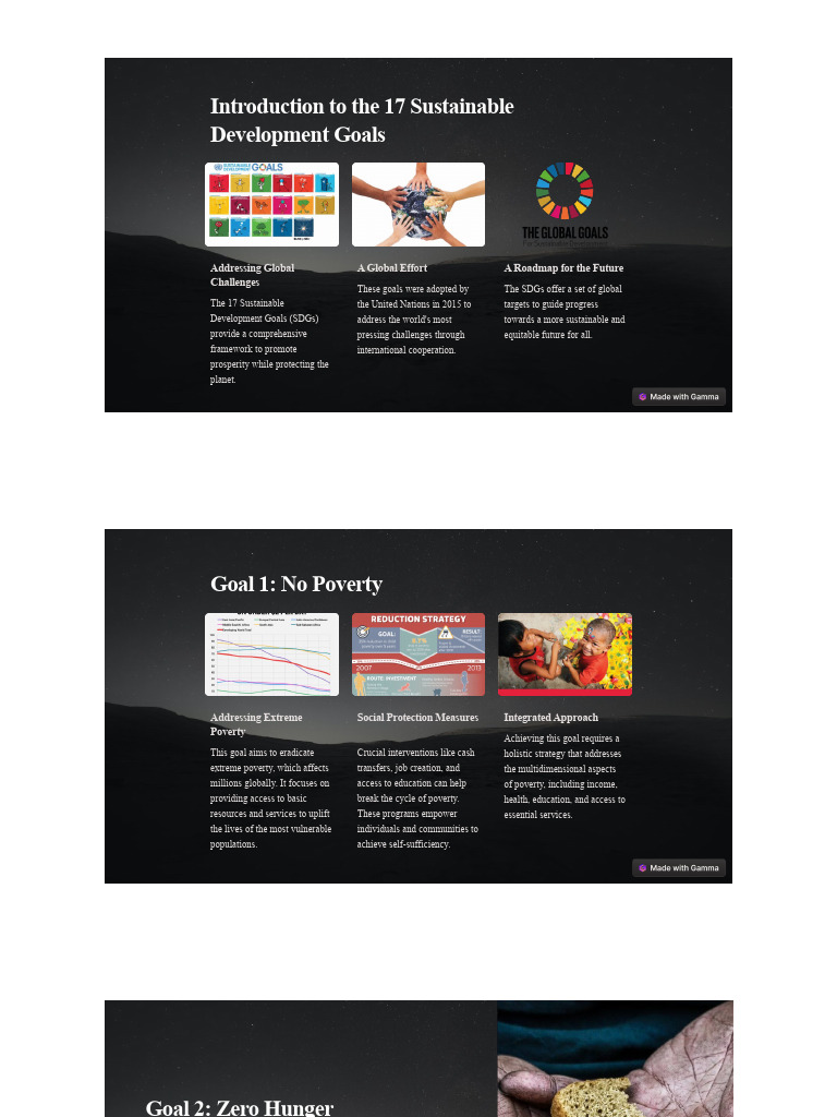 Introduction To The 17 Sustainable Development Goals | PDF ...
