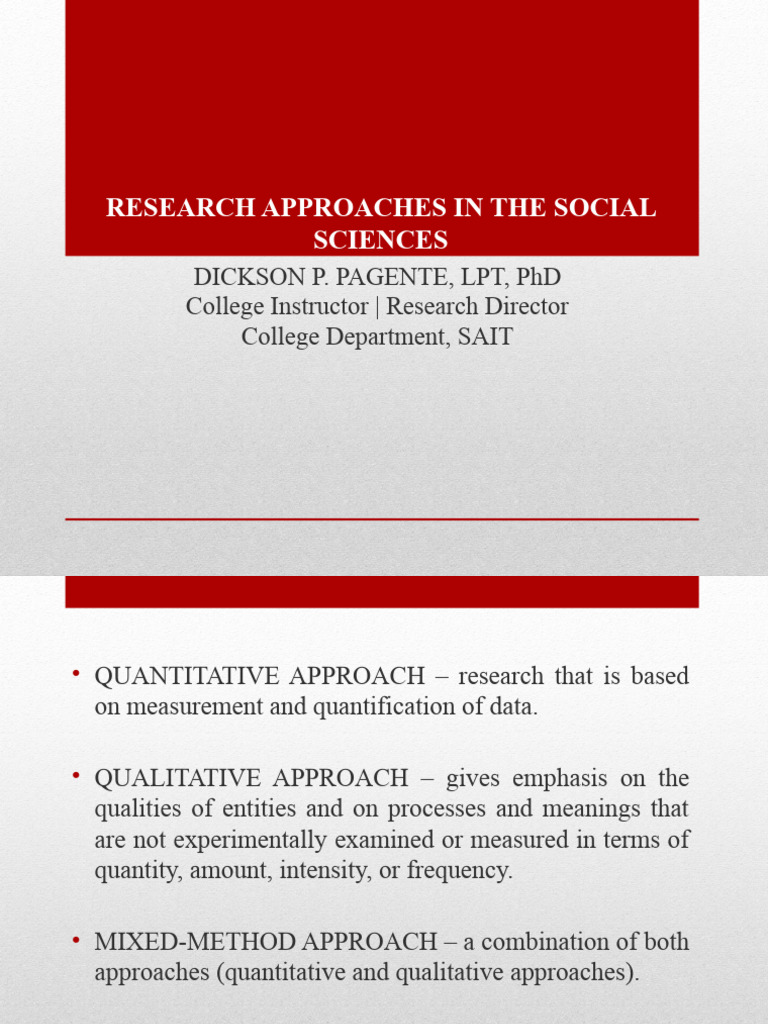 2 - Research Approaches in The Social Sciences | PDF | Qualitative ...