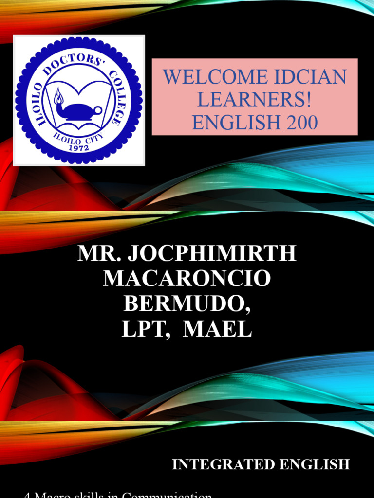 English 200 1 2 | PDF | Part Of Speech | Verb