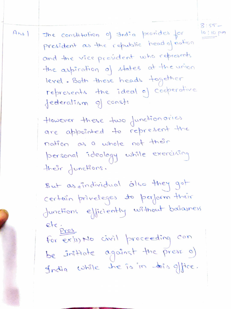 Polity Test 1 | PDF | Law | Religion & Spirituality