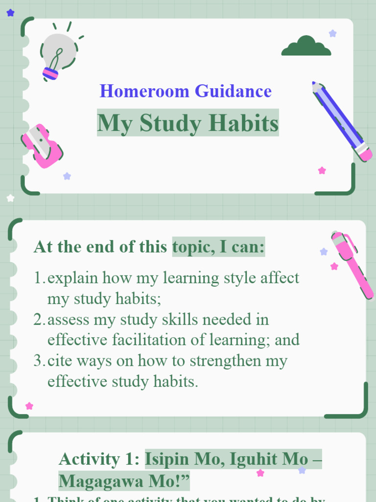 Homeroom Guidance (Module 1) | PDF | Planets | Learning Styles