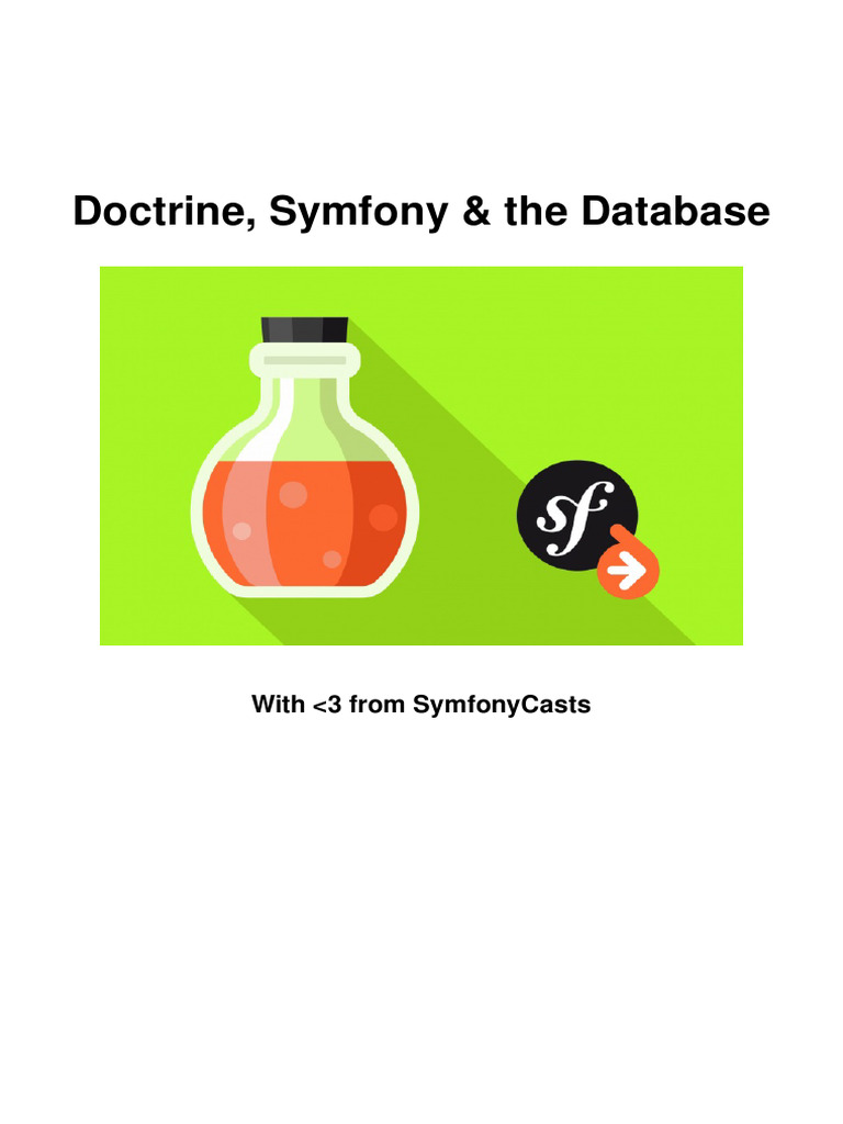 Course Symfony Doctrine | PDF | My Sql | Databases Course Symfony Doctrine | PDF | My Sql | Databases
