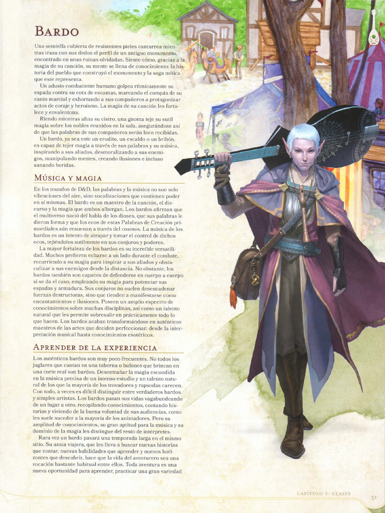 Magia y Versatilidad del Bardo | PDF