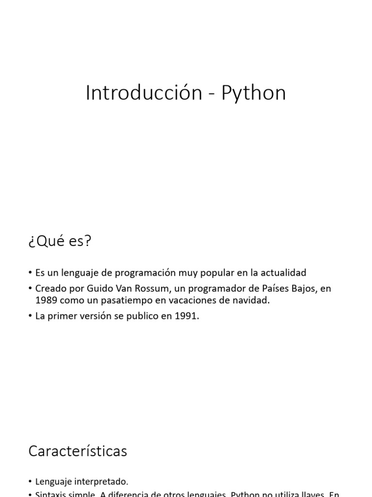 1 Pdf Python Lenguaje De Programación Lenguaje De Programación 1930