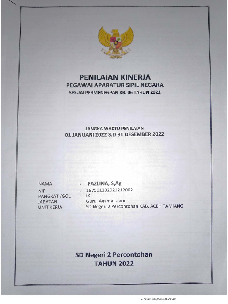 SKP Fazlina 2022 | PDF