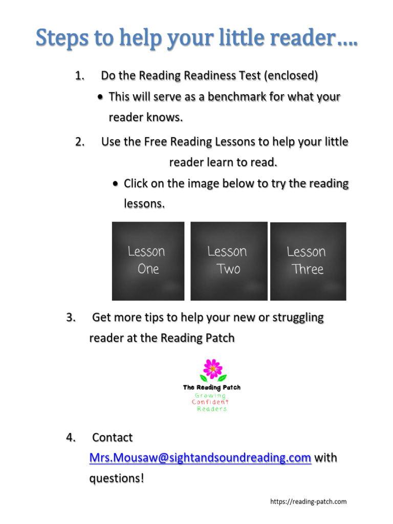 Reading Readiness Test Guide | PDF | Learning Methods | Learning