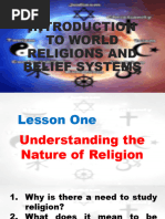 Module - INTRODUCTION TO WORLD RELIGION - Grade 12 | PDF | Jesus ...