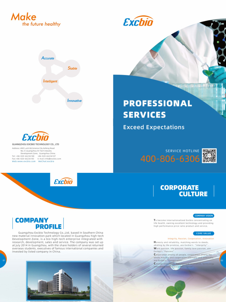 EXCBIO-Human Series Brochure | PDF