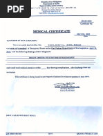 Emergency Certificate | PDF