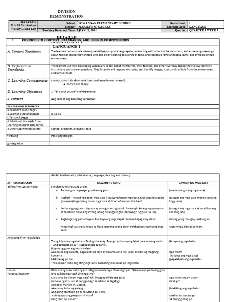 Final-Demo Plan | PDF
