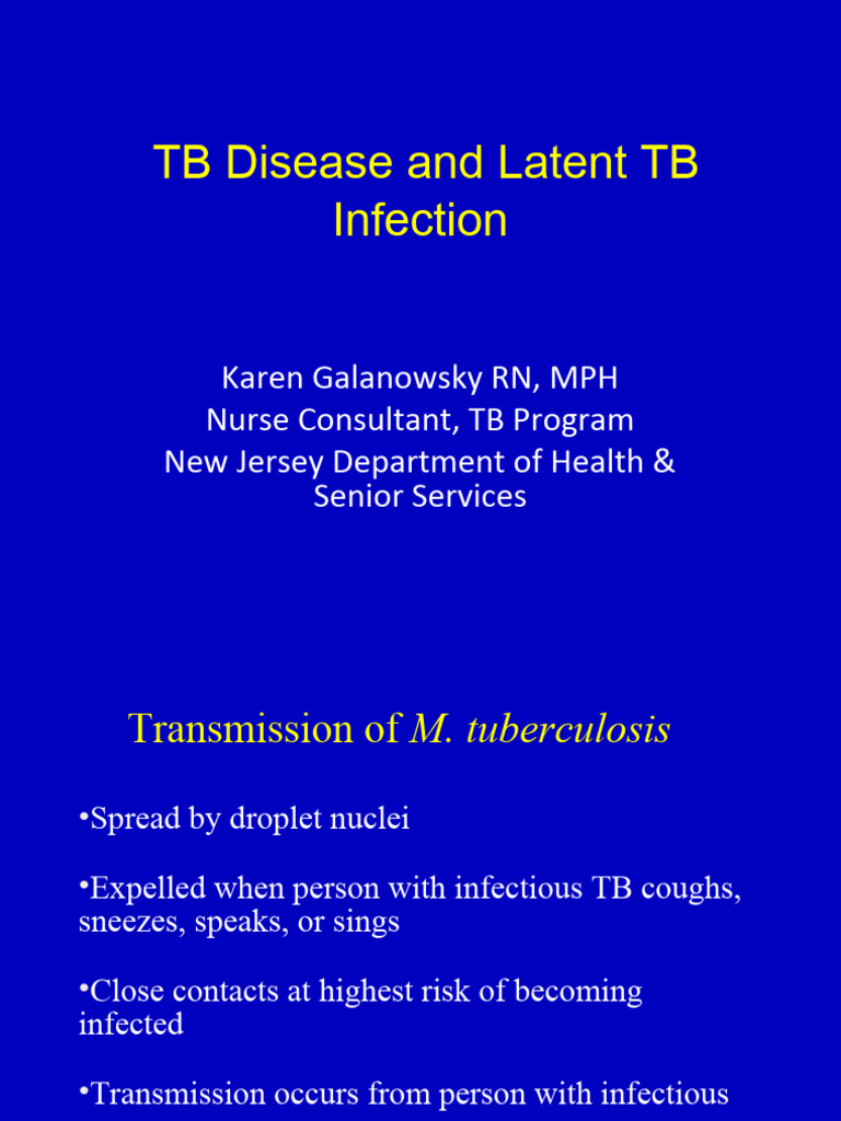 Sept30 TB | PDF | Tuberculosis | Clinical Medicine
