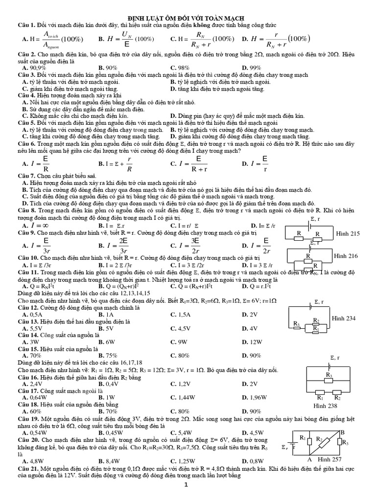 ĐL Ôm V I Toàn M CH Và Các Đo N M CH | PDF