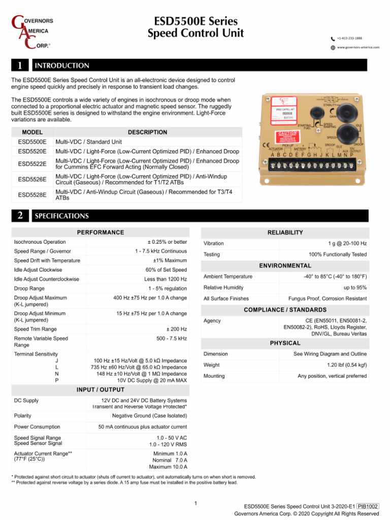 GAC5500E Manual | PDF