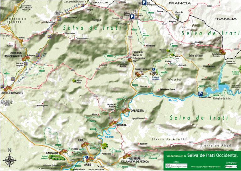 Mapa Selva Irati Senderismo | PDF