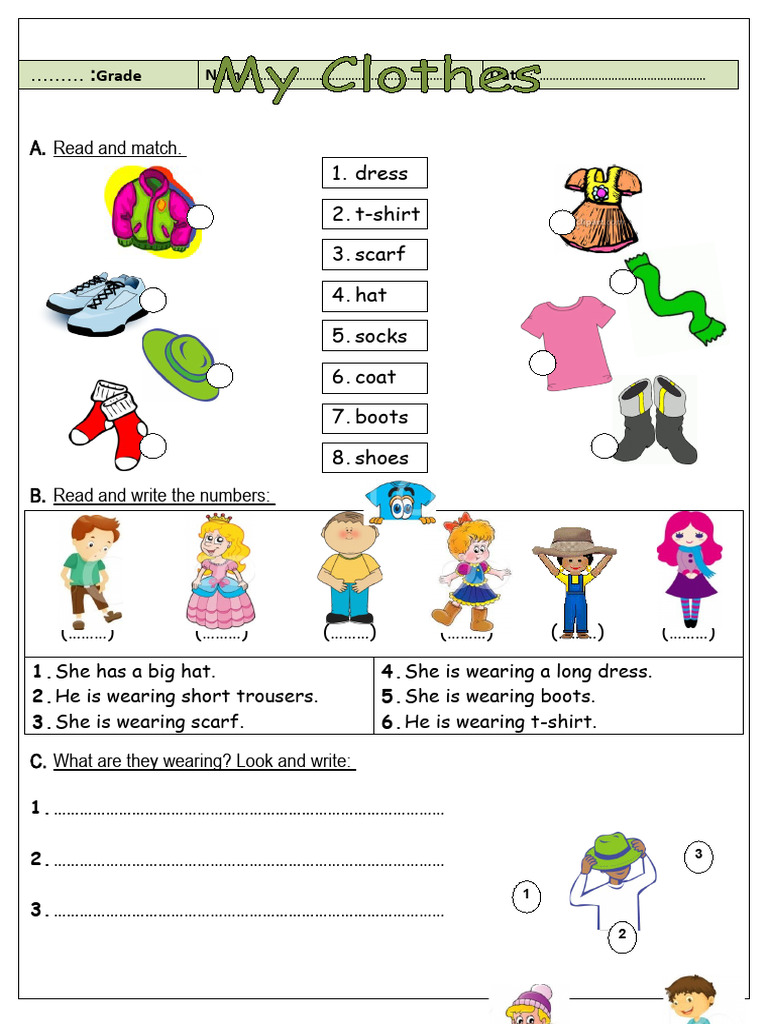 Clothing Wordsearches 39429 | PDF