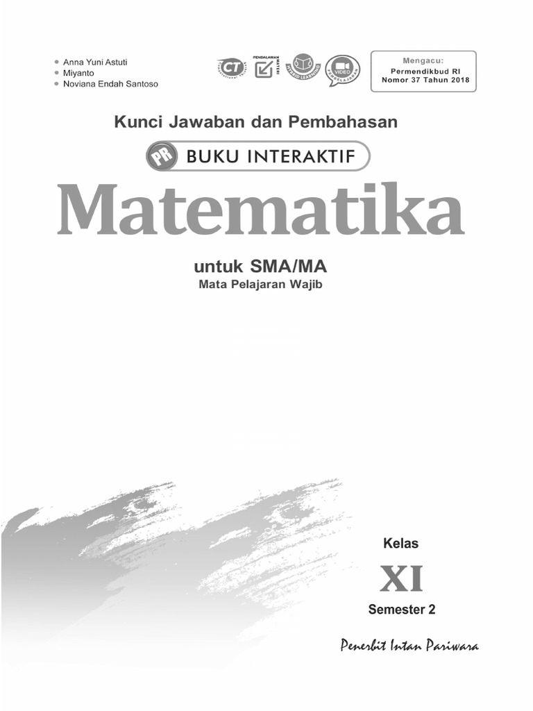 06 KUNCI - PR Matematika Wajib XIB - 2021 | PDF