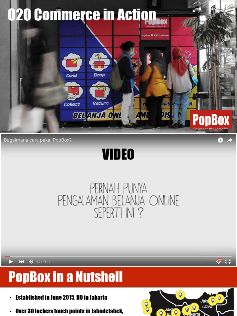 D004 - PopBox O2O Commerce in Action | PDF | E Commerce | Business Process
