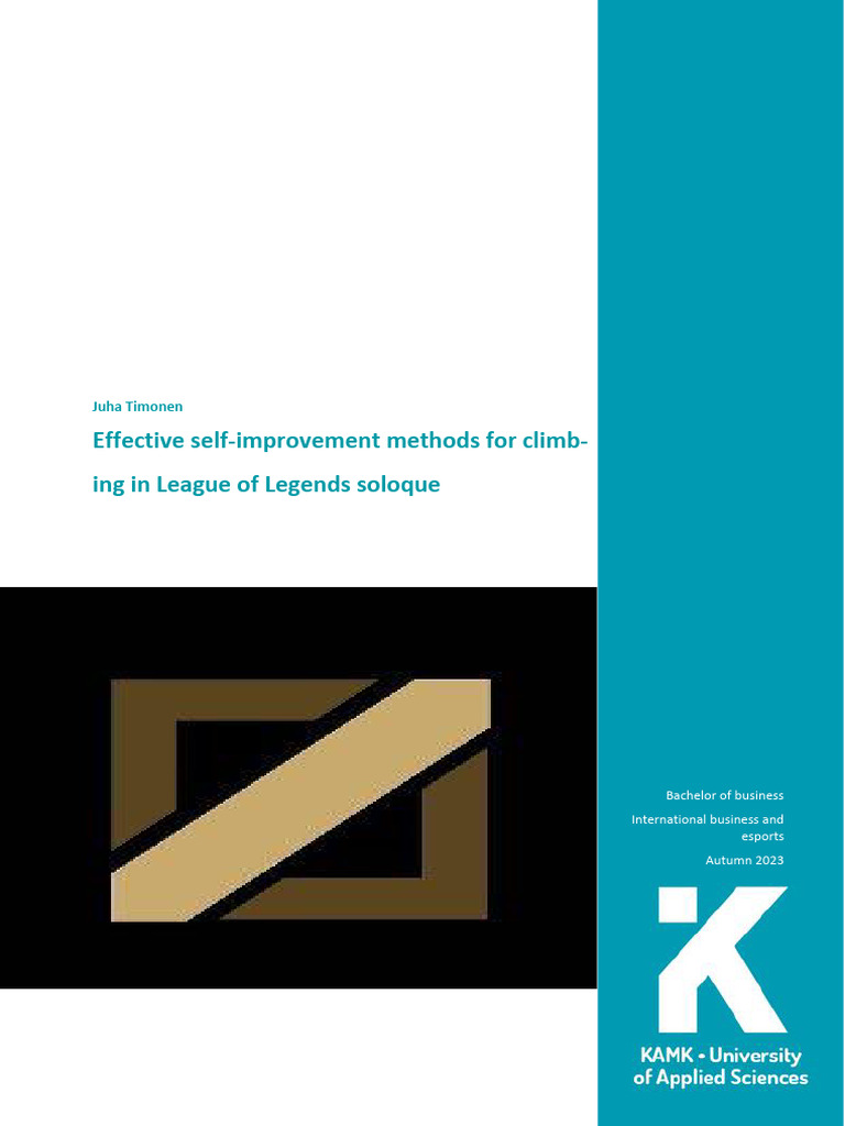 Effective Self-Improvement Methods For Climbing in League of Legends ...