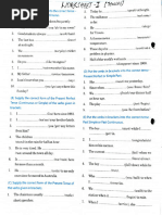 Tenses Worksheet With Errors Gap Filling | PDF | Linguistic Morphology ...