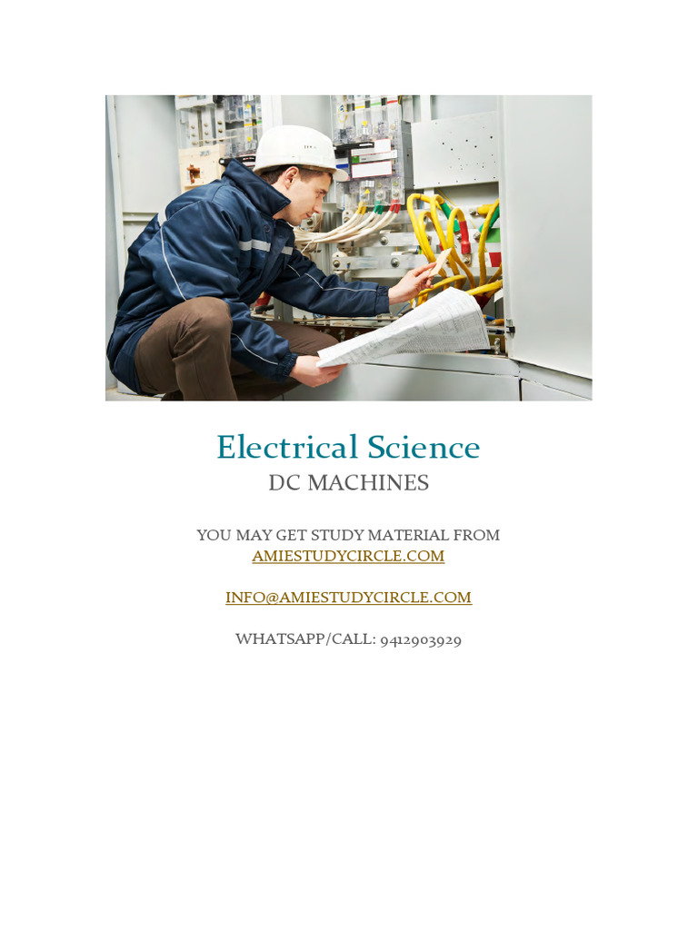 DC Machines Sec A | PDF | Electromagnetic Induction | Electric Motor
