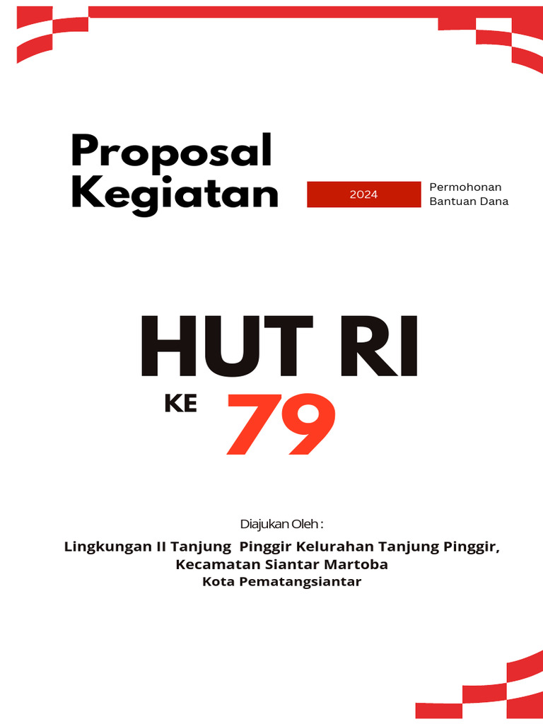 Merah Putih Proposal Kegiatan HUT RI | PDF