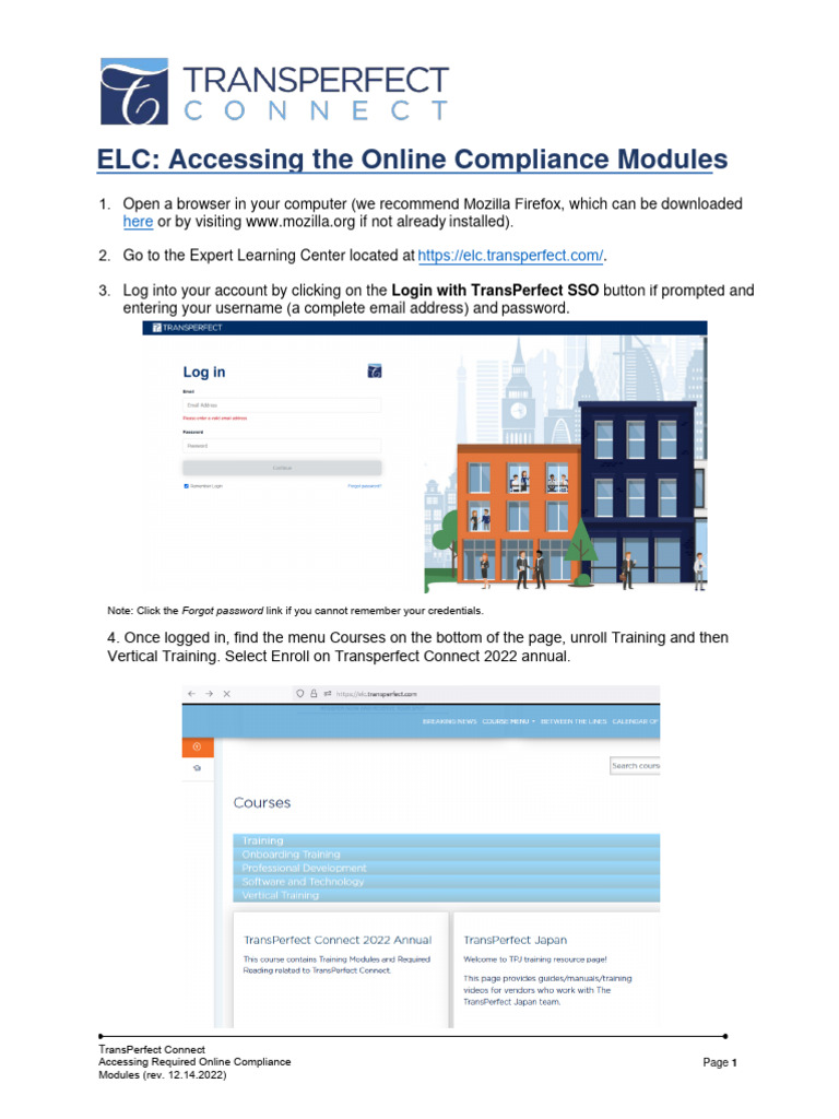 CNTRCTR ELC User Guide - 2022 | PDF | Login | Password