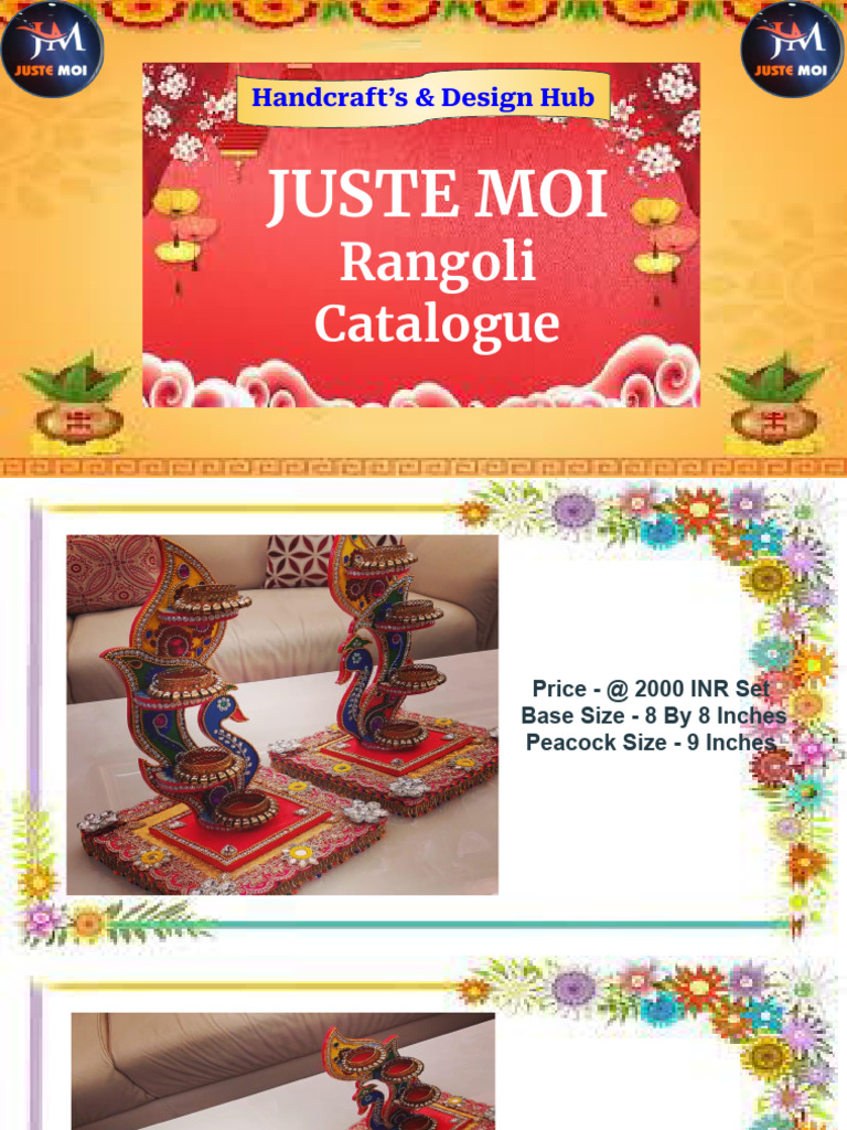 Rangoli Catalogue - 75 | PDF