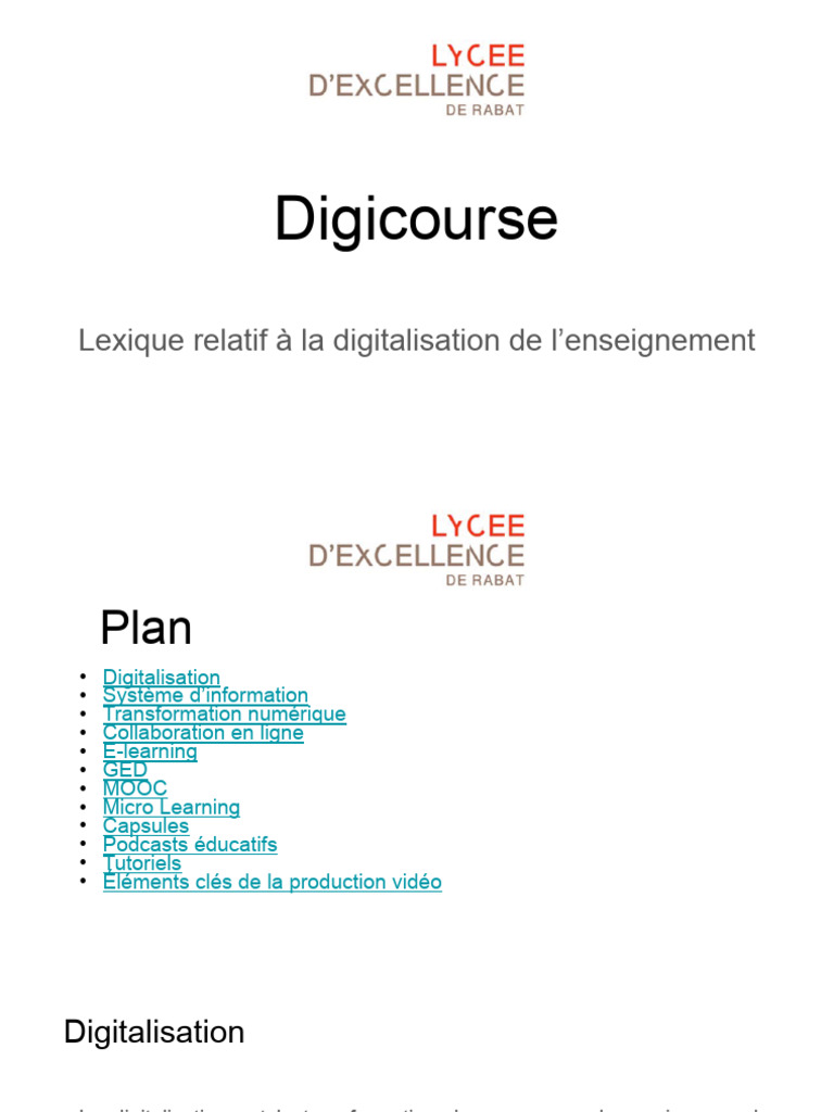 Livret Digicourse v1.1 | PDF | Technologies de l'éducation | Cours en ligne ouvert à tous