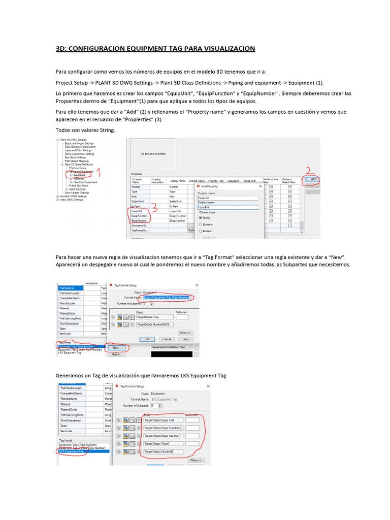3D Configuracion Equipment Tag para Visualizacion | PDF | Informática ...