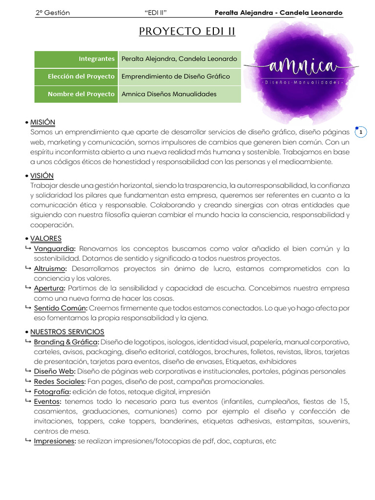 PROYECTO EDI II - Peralta Alejandra , Candela Leonardo (Avances) | PDF | Diseño | Diseño gráfico