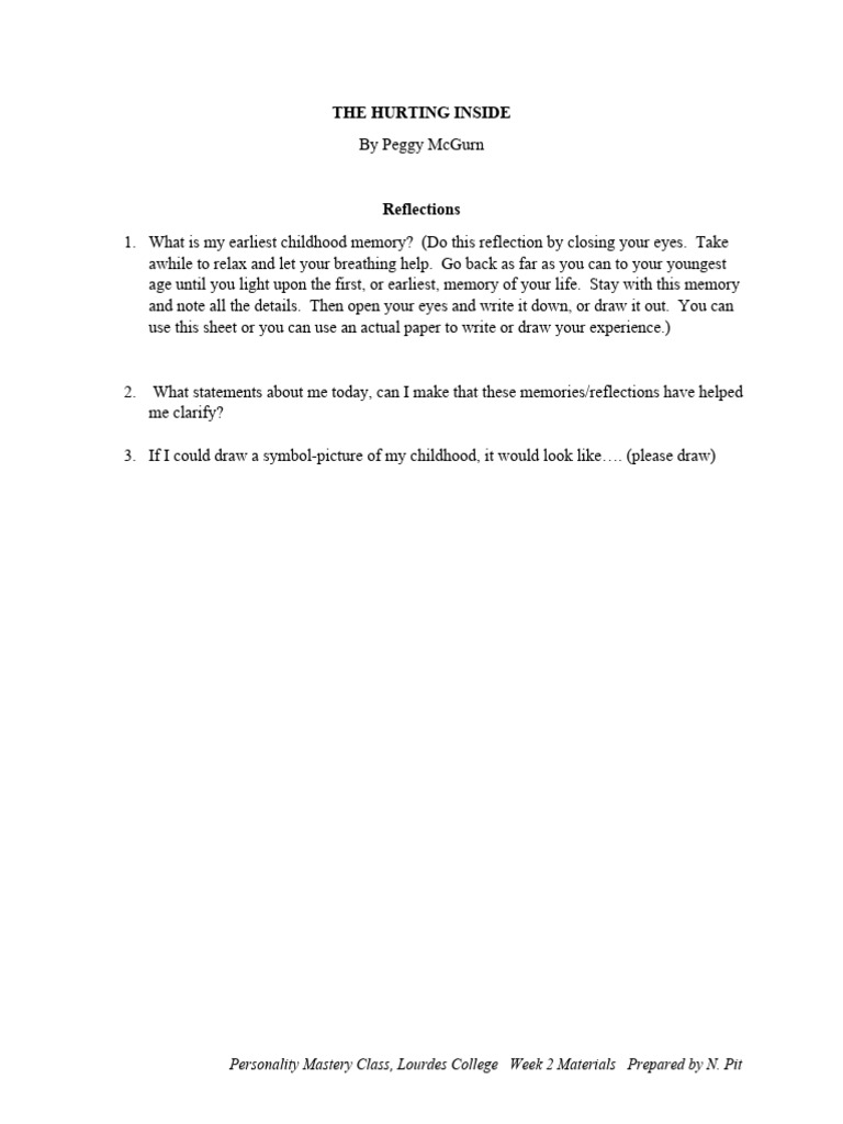 THE HURTING INSIDE Final | PDF | Mother | Interpersonal Relationships