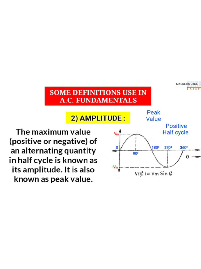 Ac Parameters | PDF