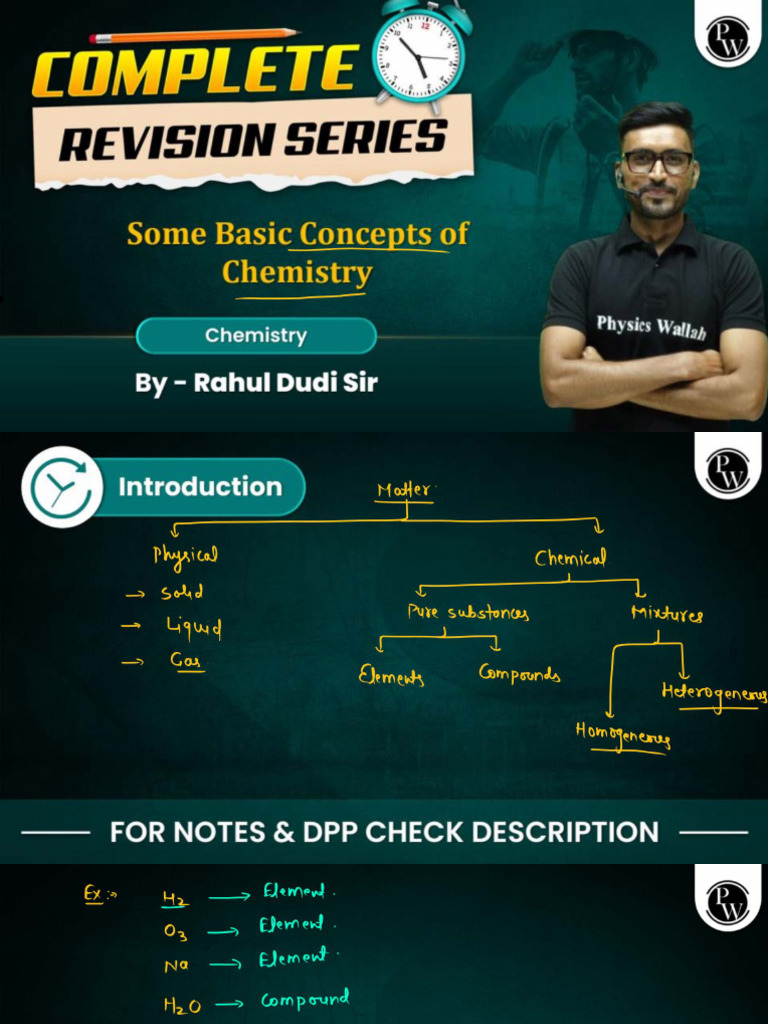 Mole Concept Class Notes Pdf