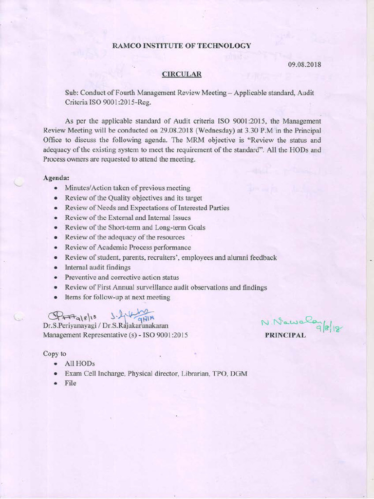 MRM Meeting Details | PDF