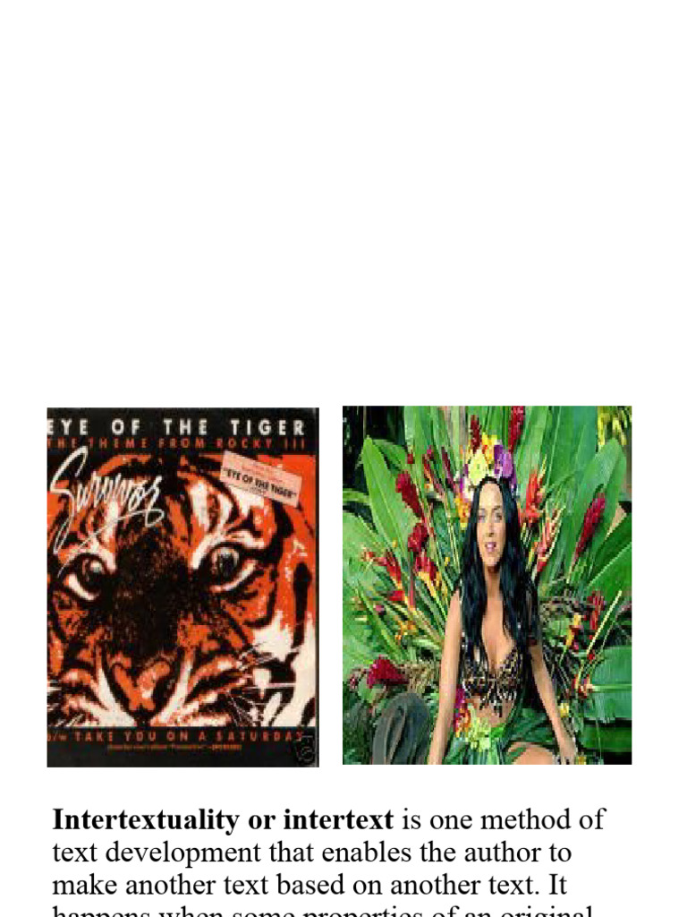 Intertext | PDF | Intertextuality