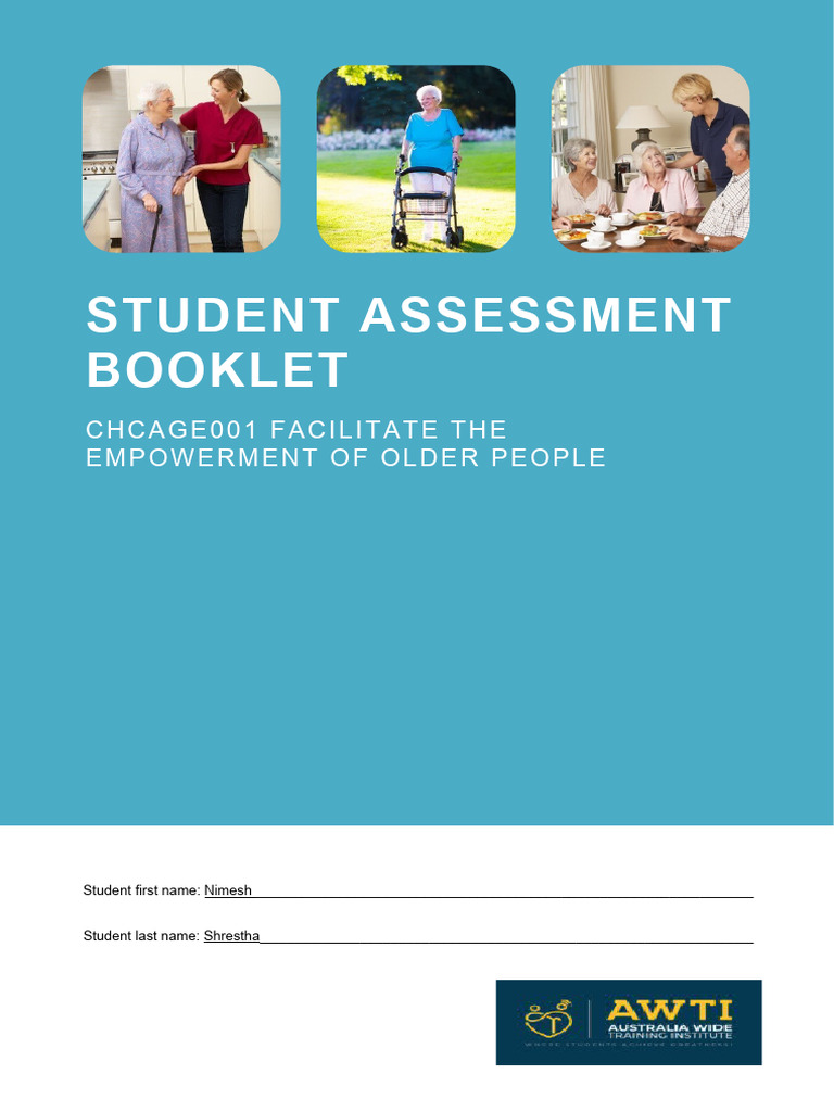 Chcage001 Student Workbook (Word) (c3) .v1.2 | PDF | Palliative Care ...