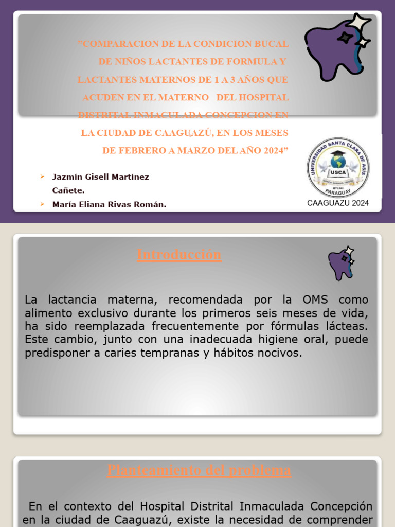 Eli y Gis - Lact Vs No Lact | PDF | Amamantamiento | Odontología